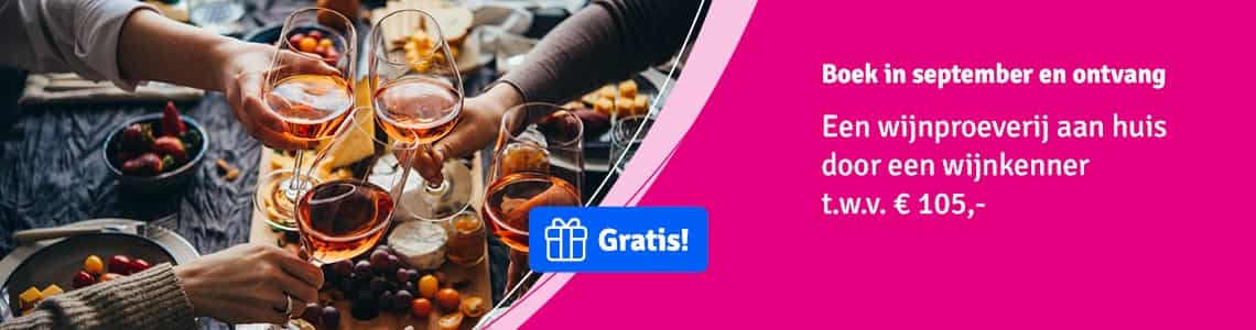 Voordeeluitjes.nl - Wijnproeverij cadeau-actie