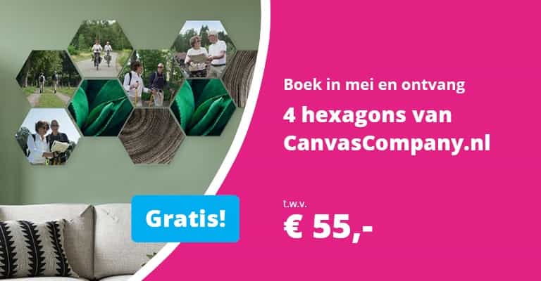 CanvasCompany.nl Hexagon cadeau-actie - voordeeluitjes.nl