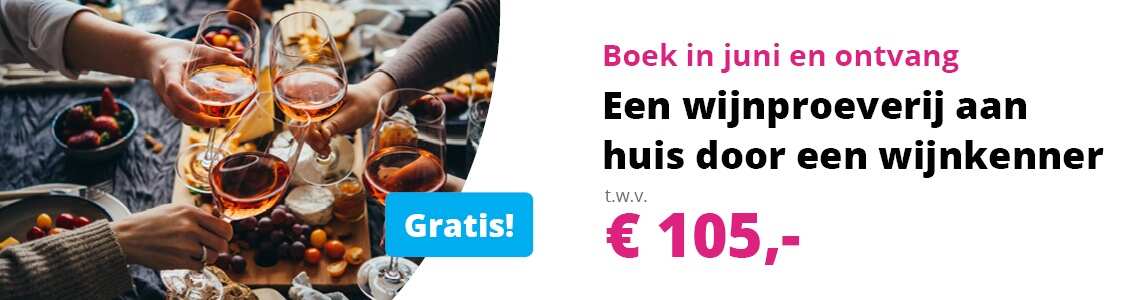 Voordeeluitjes.nl - Wijnproeverij cadeau-actie