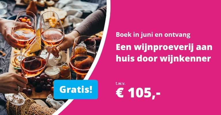Voordeeluitjes.nl - Wijnproeverij cadeau-actie